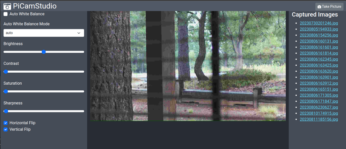 PiCamStudio – A web application for controlling a Raspberry Pi camera ...